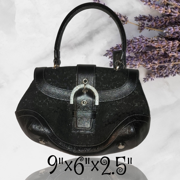 Coach | Bags | Coach Rhinestone Buckle Mini Purse Rare | Poshmark
